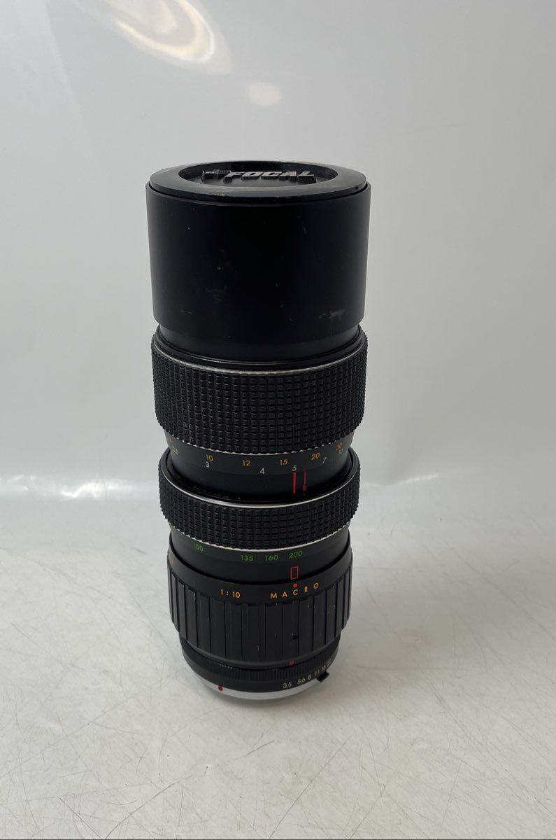 Focal MC Auto Zoom 1:3.5 80-200mm 1:10 Macro Telephoto Lens For Camera – The Goodwill Box