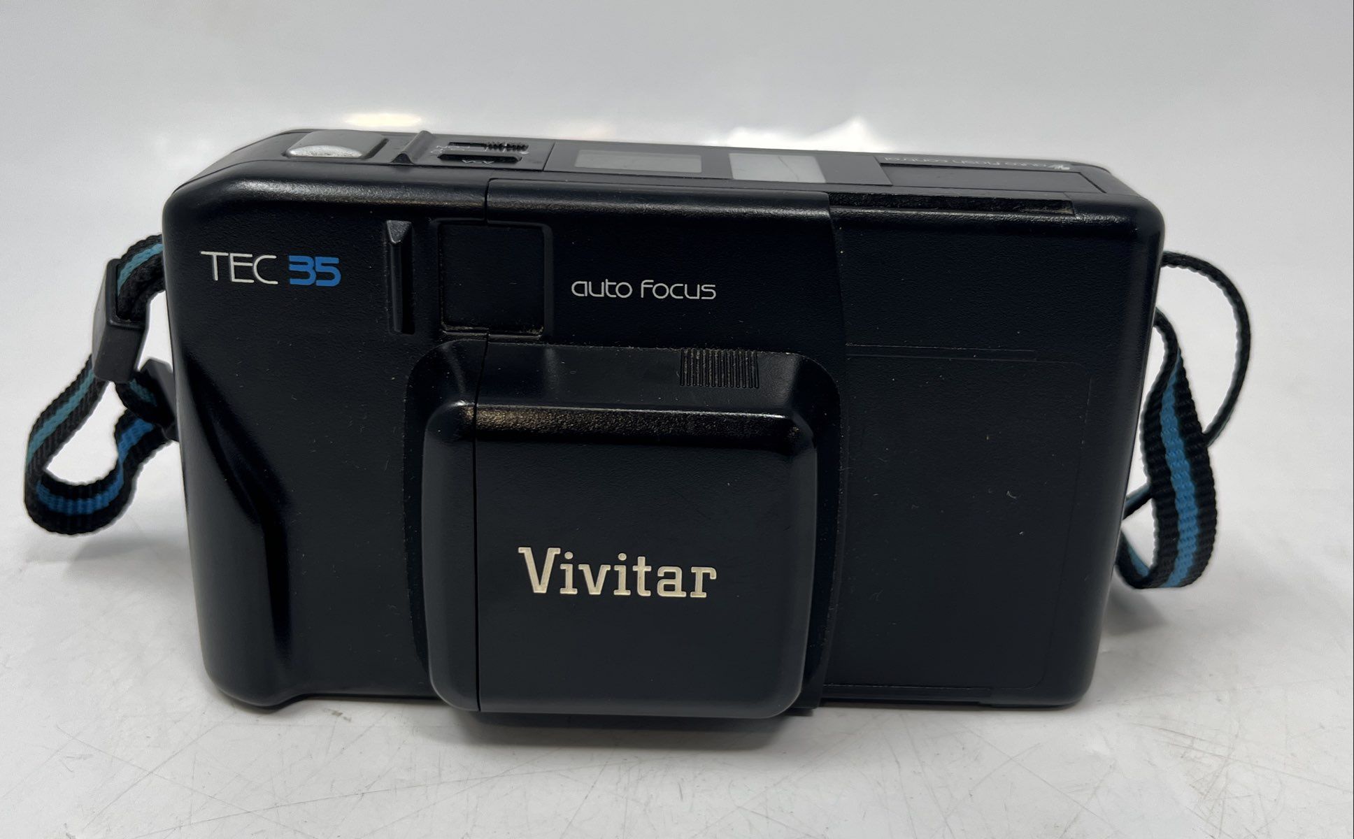Vivitar TEC 35 Black Photo AF Point & Shoot Film Camera With Case Not ...