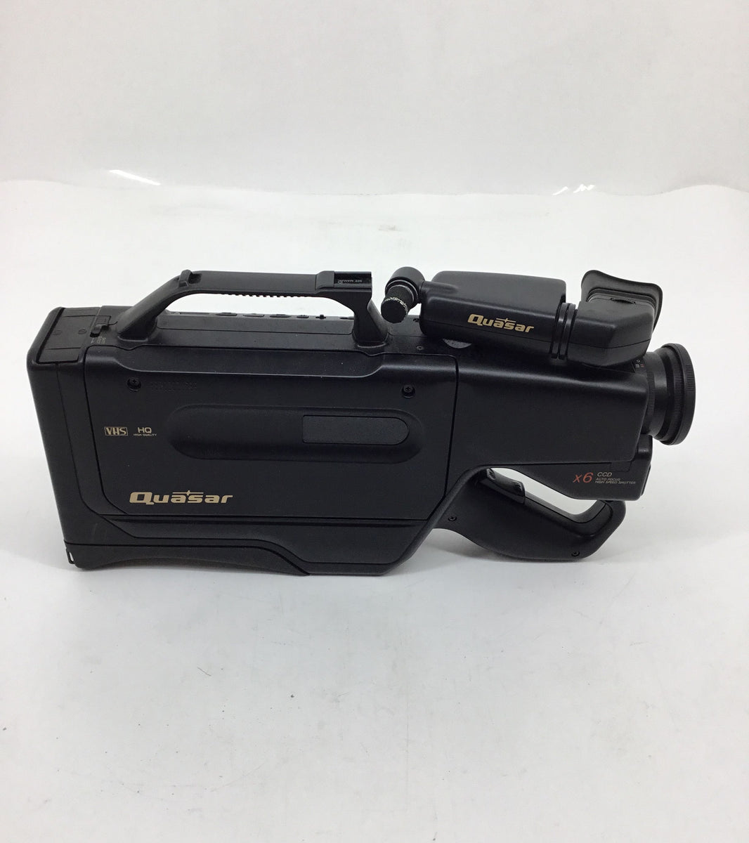 Quasar VHS X6 CCD Auto Focus Video Camera With Accessories Not Tested ...