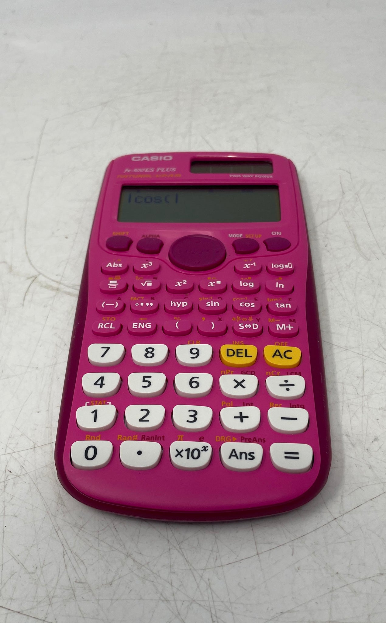 Casio Model No FX-300ES Plus Pink Natural-VPAM Scientific Calculator N ...