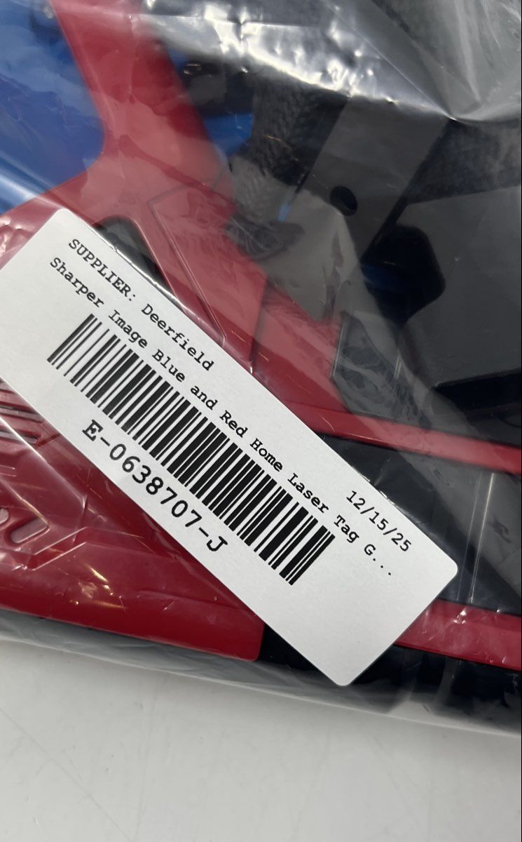 Sharper Image Blue And Red Home Laser Tag Guns 4-Piece Game Set Not Te ...