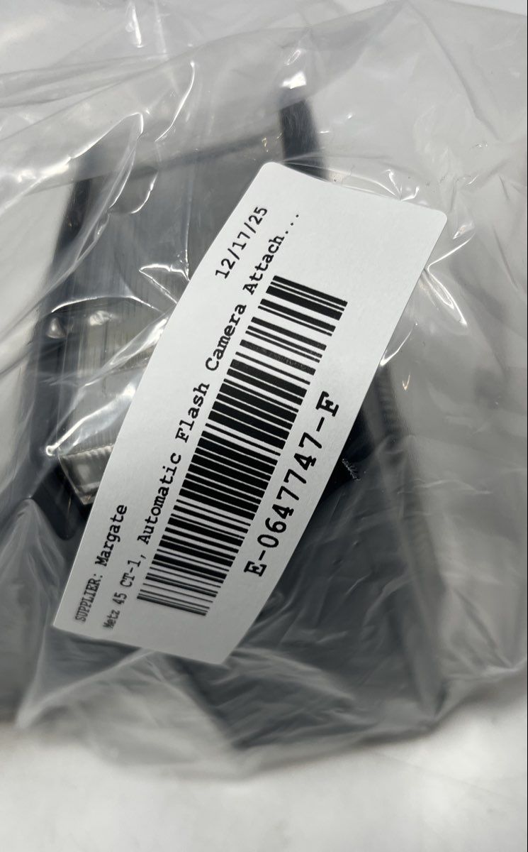 Metz 45 CT-1 Automatic Handle Mount Flash Camera Attachment Not Tested ...