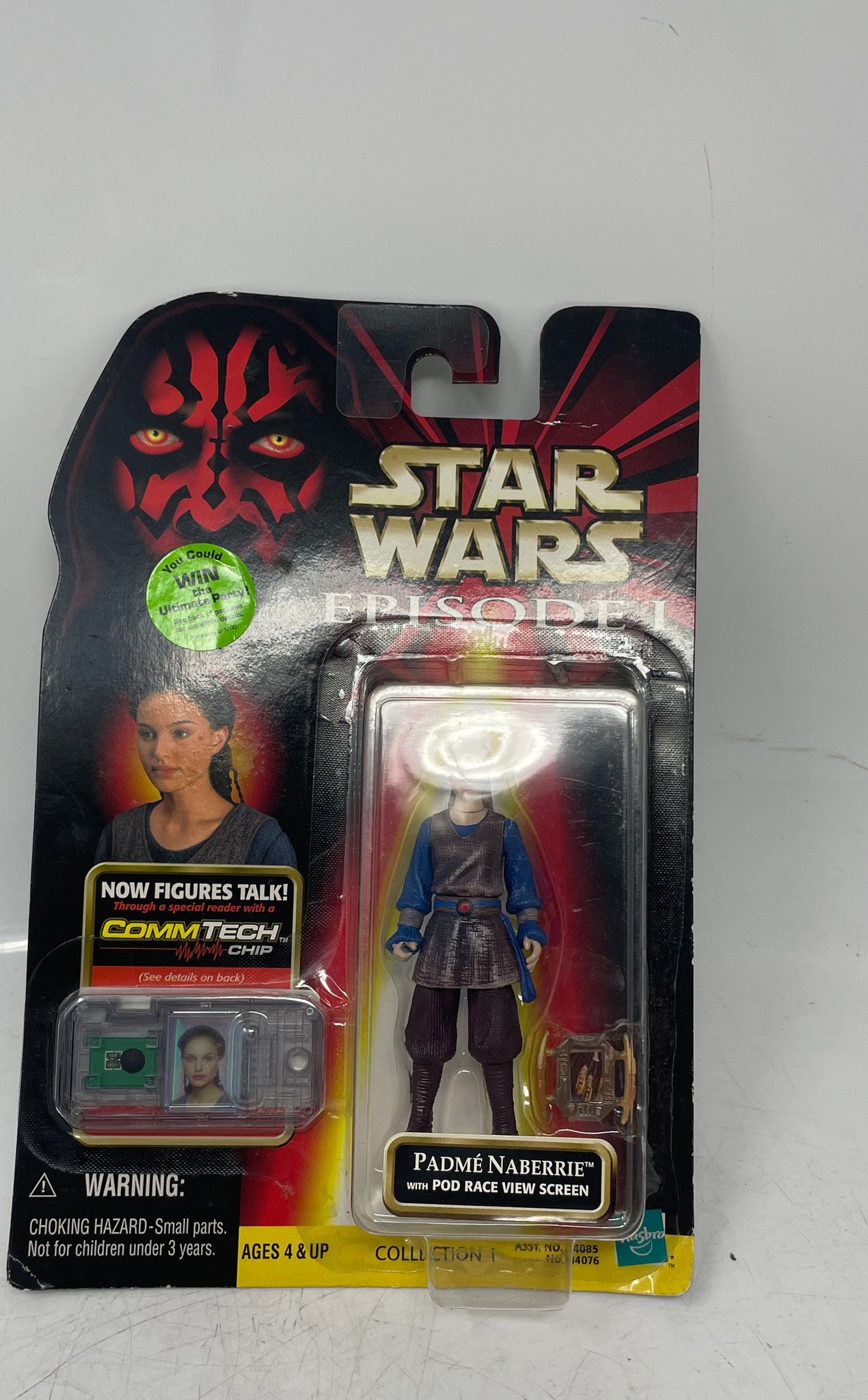 Star Wars Episode 1 CommTech Padme Naberrie w/ Pod Race View Screen Fi ...