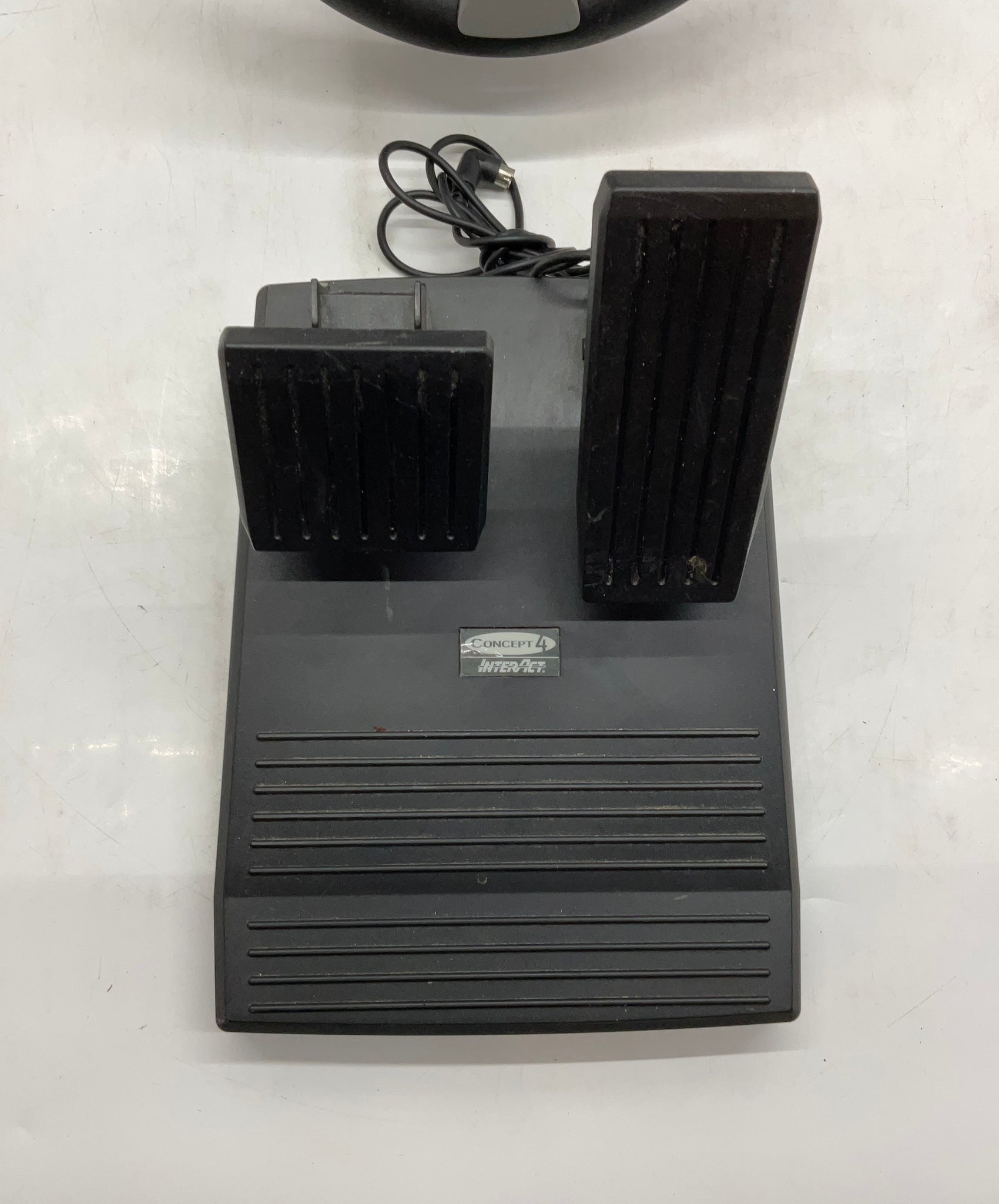 InterAct Concept 4 I-22-001 Black Wired Racing Steering Wheel With Foo ...