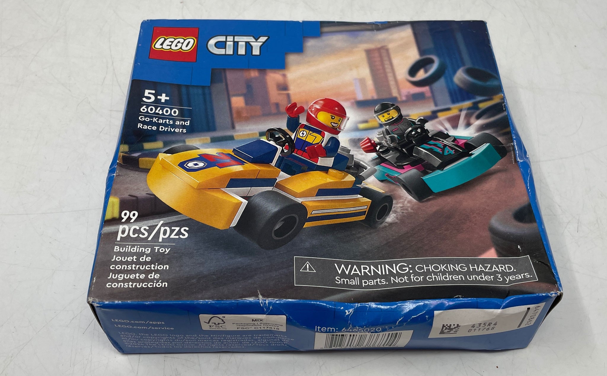 Lego City Go-Karts Race Drivers 60400 Complete Building Toy Age 5+ Sea ...