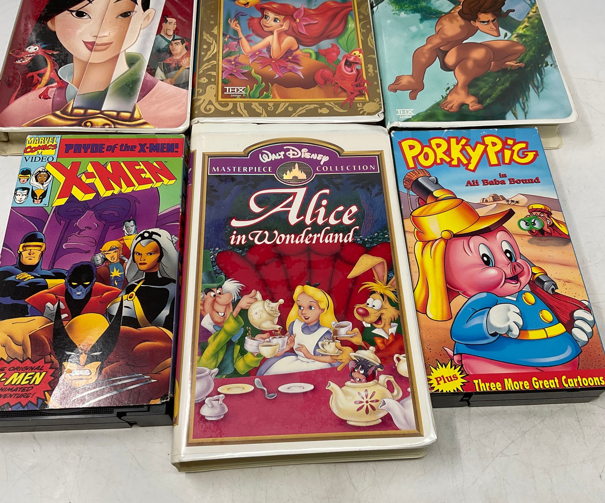 Assorted 10 Pcs Family & Friendly Cartoons Movies And Shows VHS Tapes ...